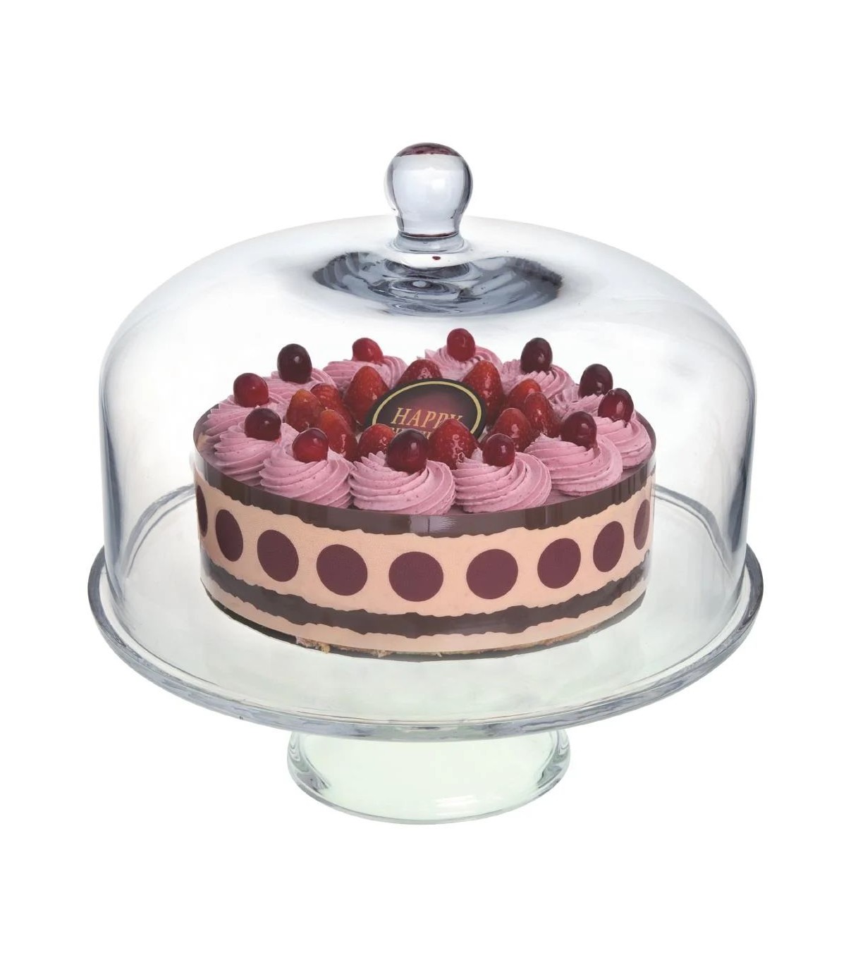 CLOCHE A GATEAU EN VERRE