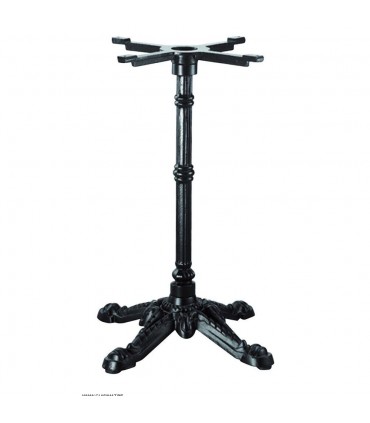 PIED TABLE FONTE NOIR 4 BRANCHES RETRO AMOBIS